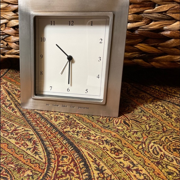 Pottery Barn | Office | Pottery Barn Sentiment Clock | Poshmark